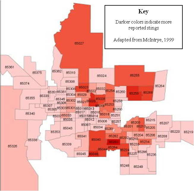 Scottsdale Zip Code Map Scottsdale Az